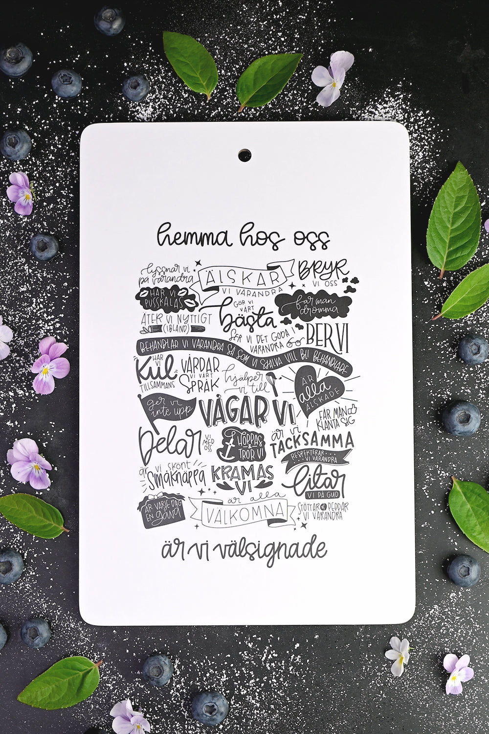 Serveringsbräda: Hemma hos oss – Me and My House Store AB