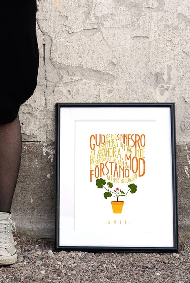 Poster: Sinnesrobönen i färg – Me and My House Store AB